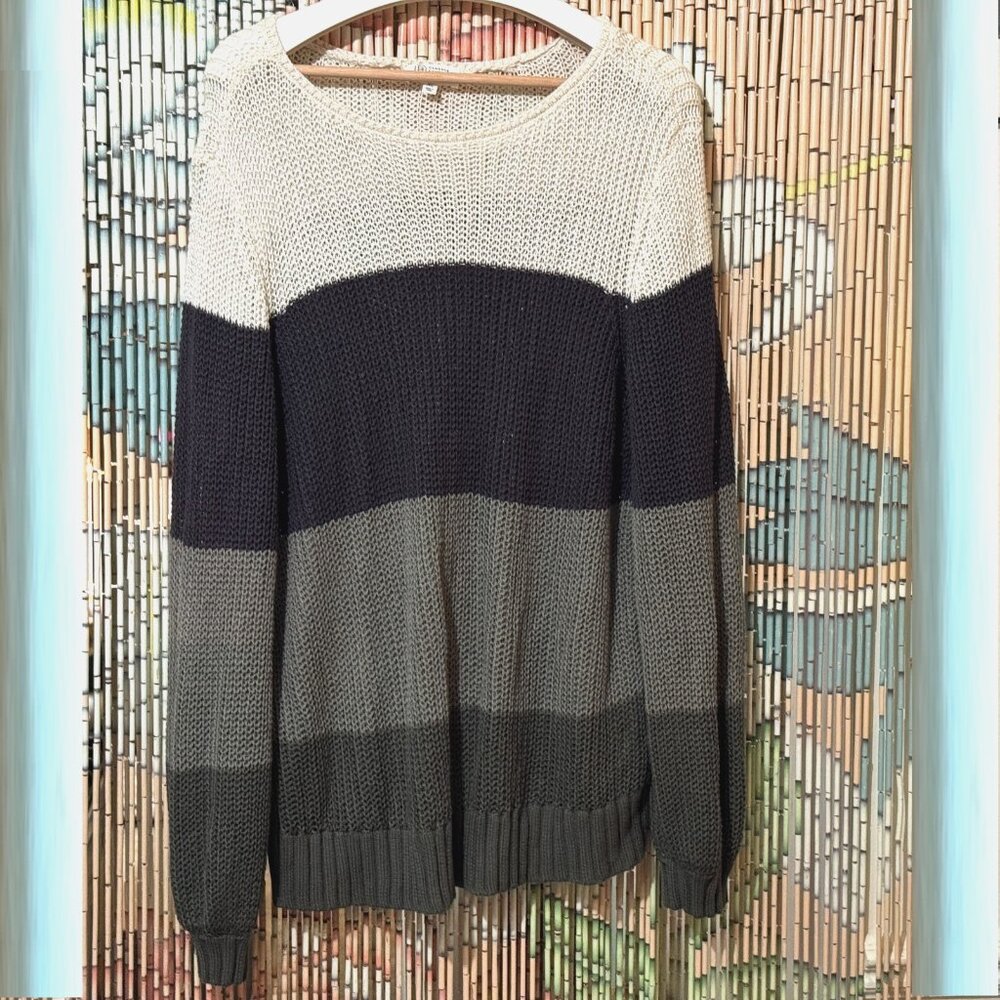Candace Cameron Bure Open Stitch 100% Cotton Sweater,… - Gem
